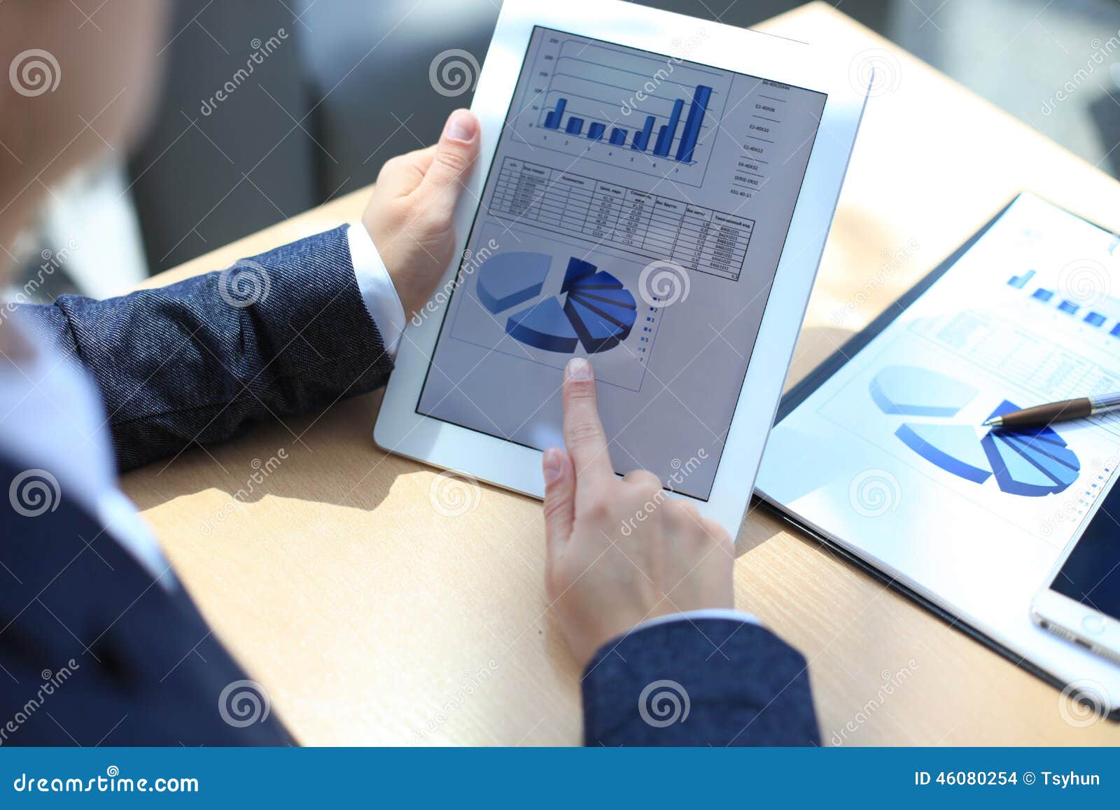 Business Person Analyzing Financial Statistics Stock Photo - Image of ... Business Person Analyzing Financial Statistics Stock Photo - Image of ...