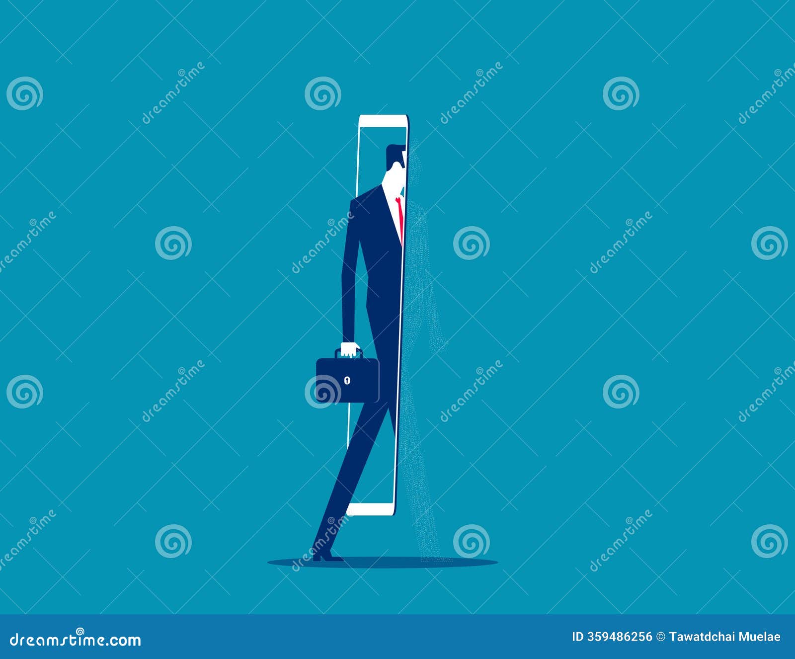 The Evolution Of Technology Vector Illustration | CartoonDealer.com ...