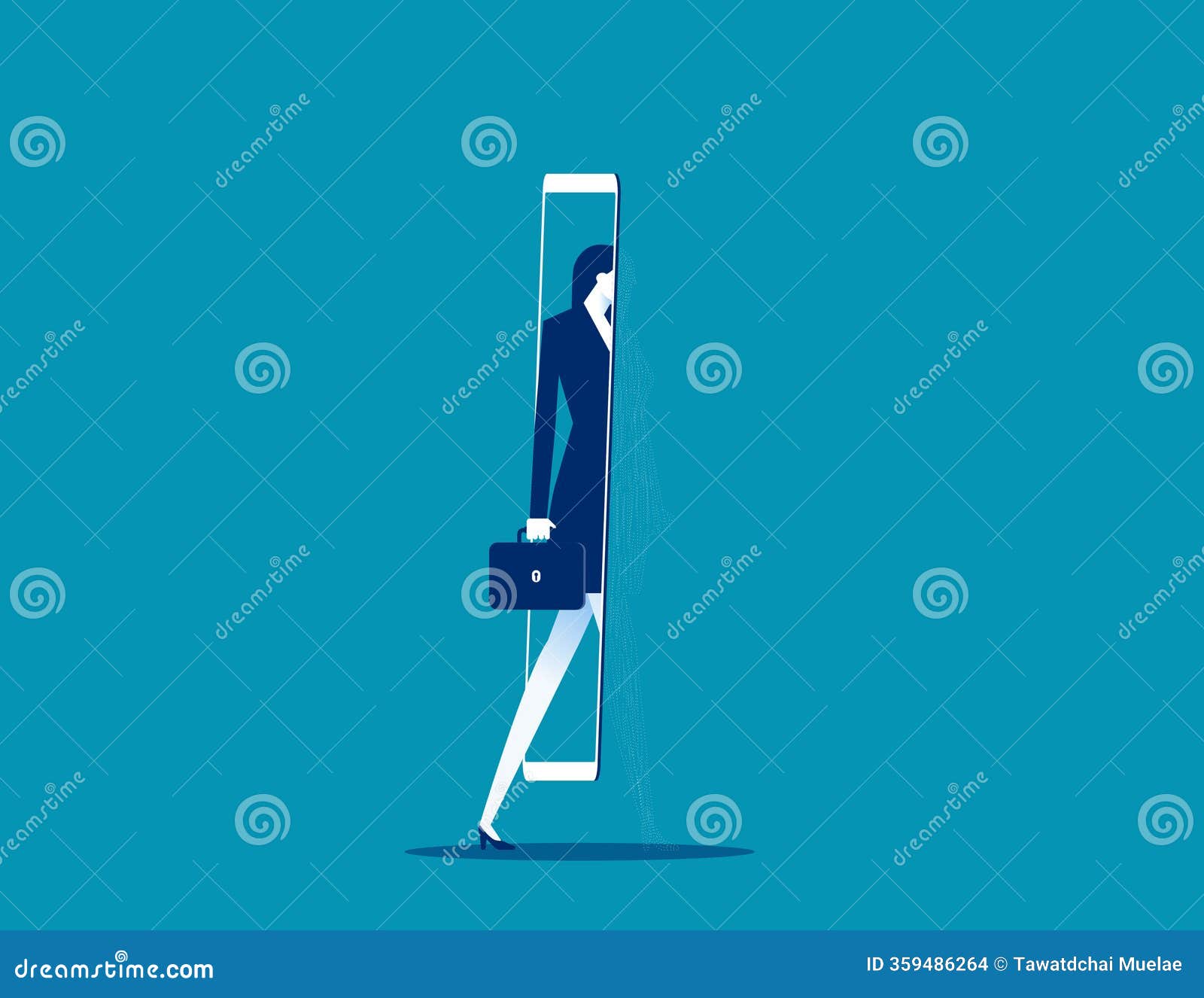 The Evolution Of Technology Vector Illustration | CartoonDealer.com ...