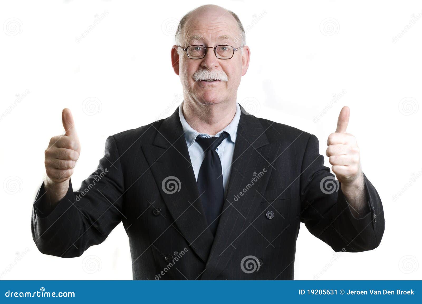 Business Person Giving Thumbs Up Stock Image - Image: 19205631