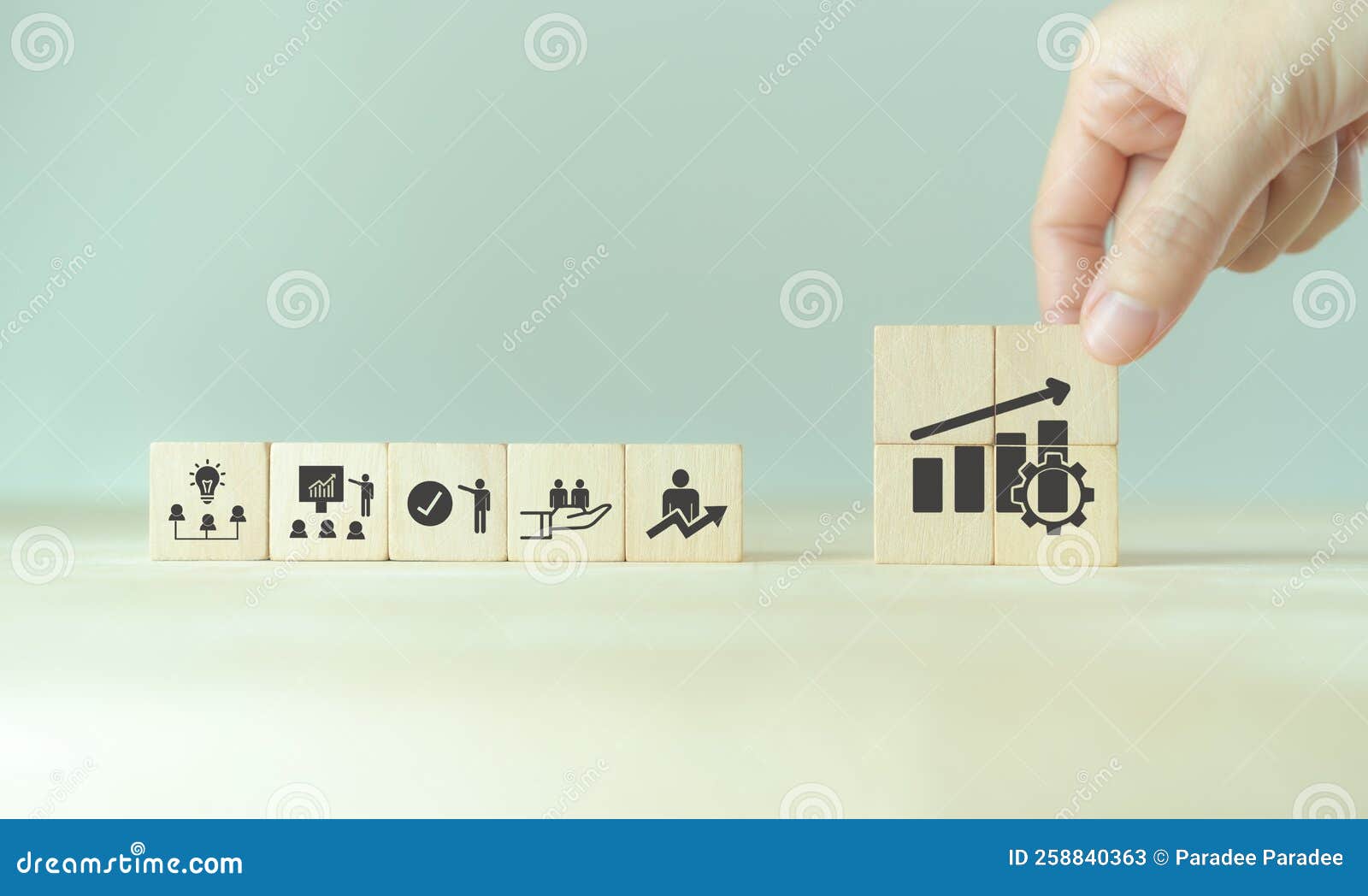 Business, Personal Development Concept. Improving and Developing ...