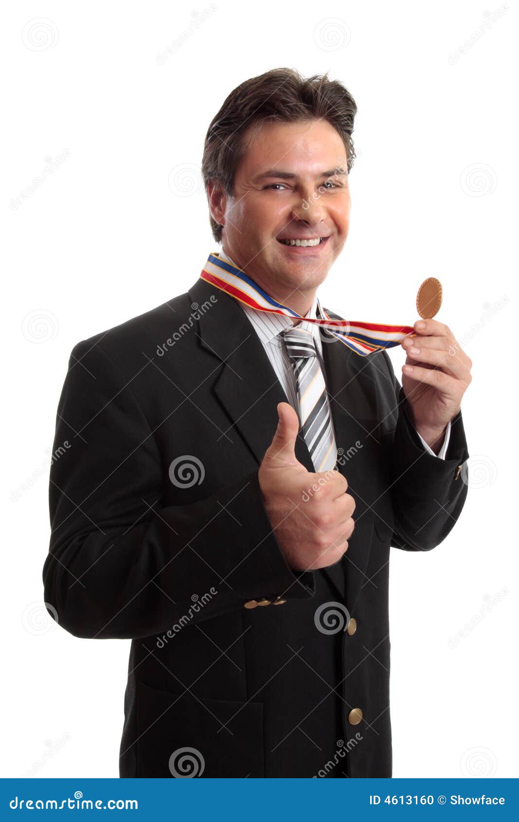 Business or Personal Success Stock Photo - Image of achiever, medal ...