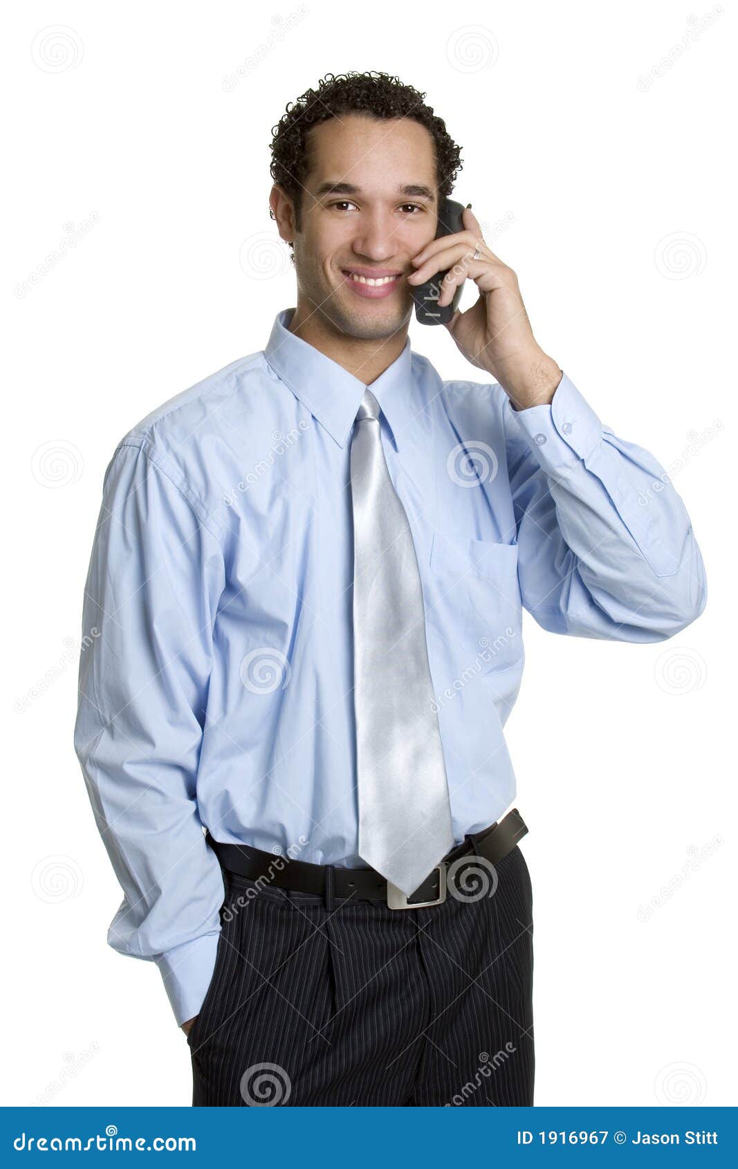 Business Phone Man stock image. Image of young, handsome - 1916967