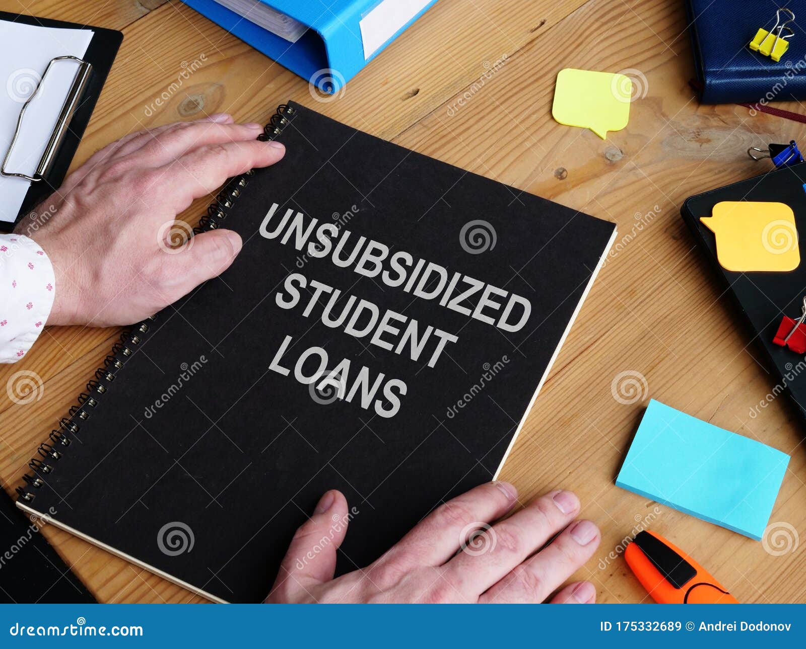 Unsubsidized Vs Subsidized Loans Pros And Cons In Note Pad Royalty-Free ...