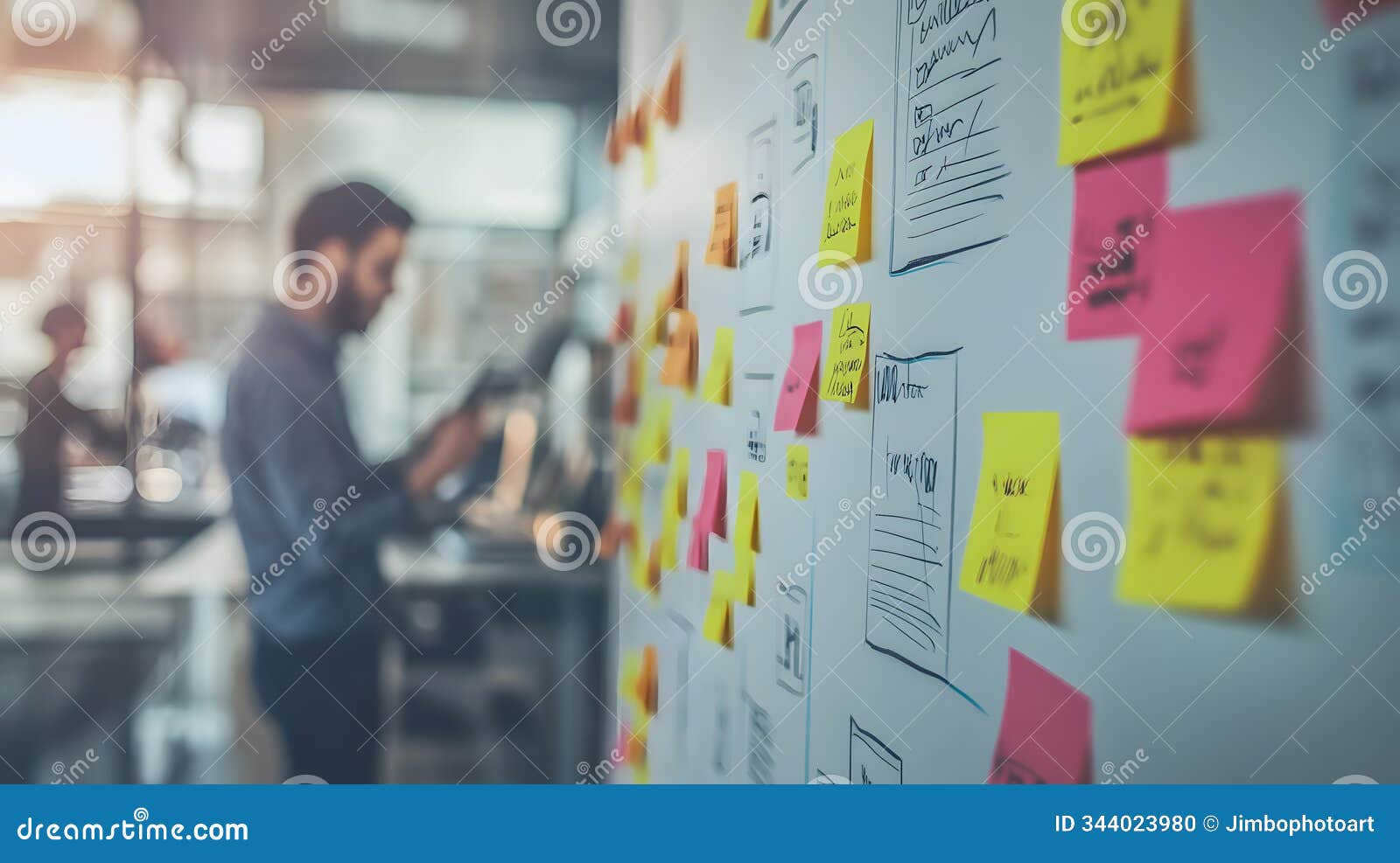 Business Plan Brainstorming Session Stock Illustration - Illustration ...