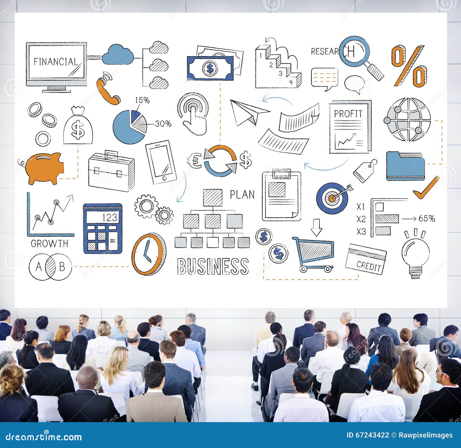 Business Plan Budget Target Tactics Ideas Concept Stock Photo - Image ...