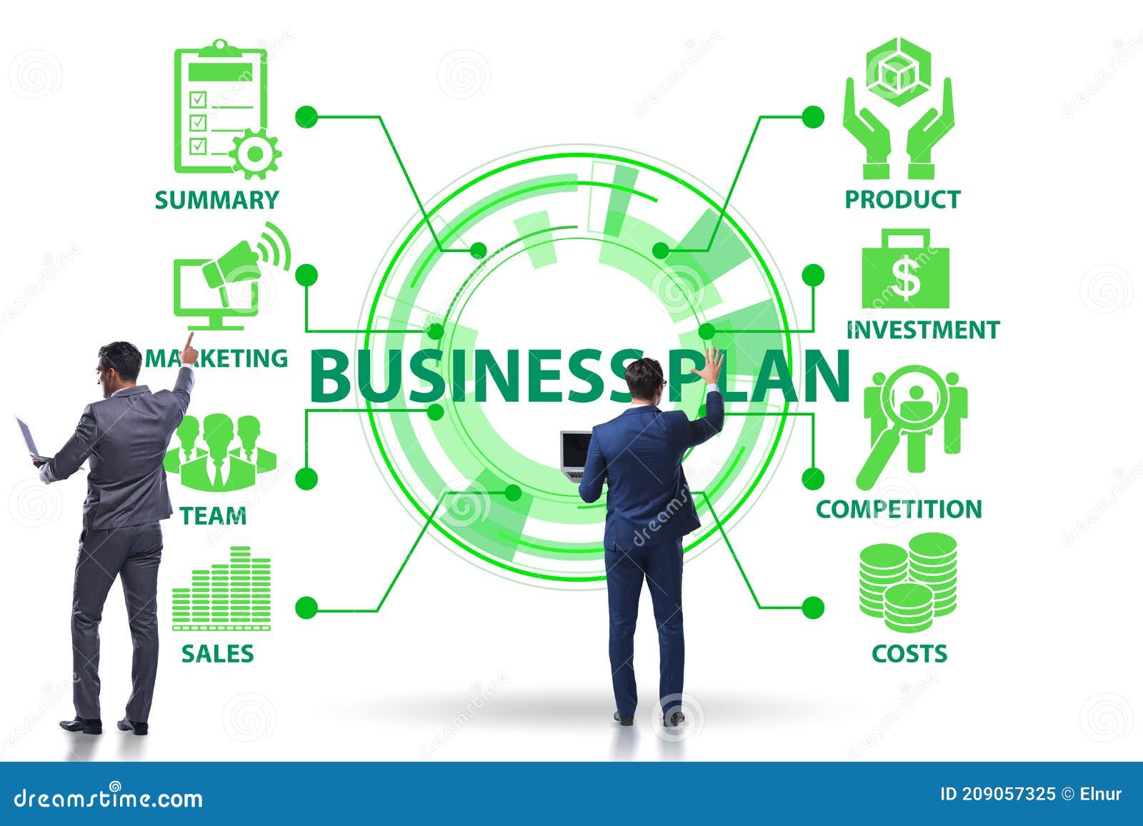 Business Plan Concept with Businessman Stock Image - Image of analysis ...