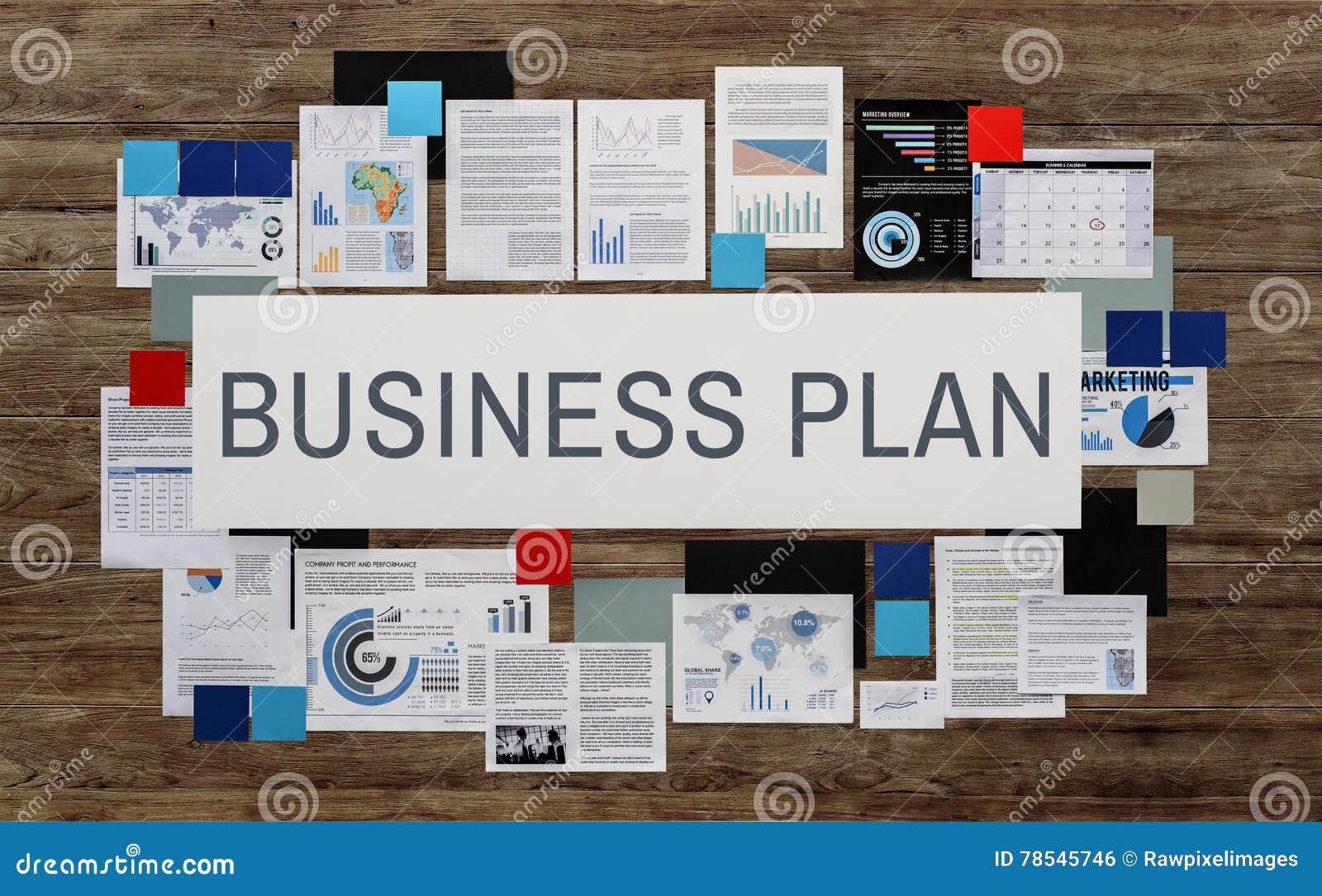 Business Plan Corporate Development Direction Concept Stock ...