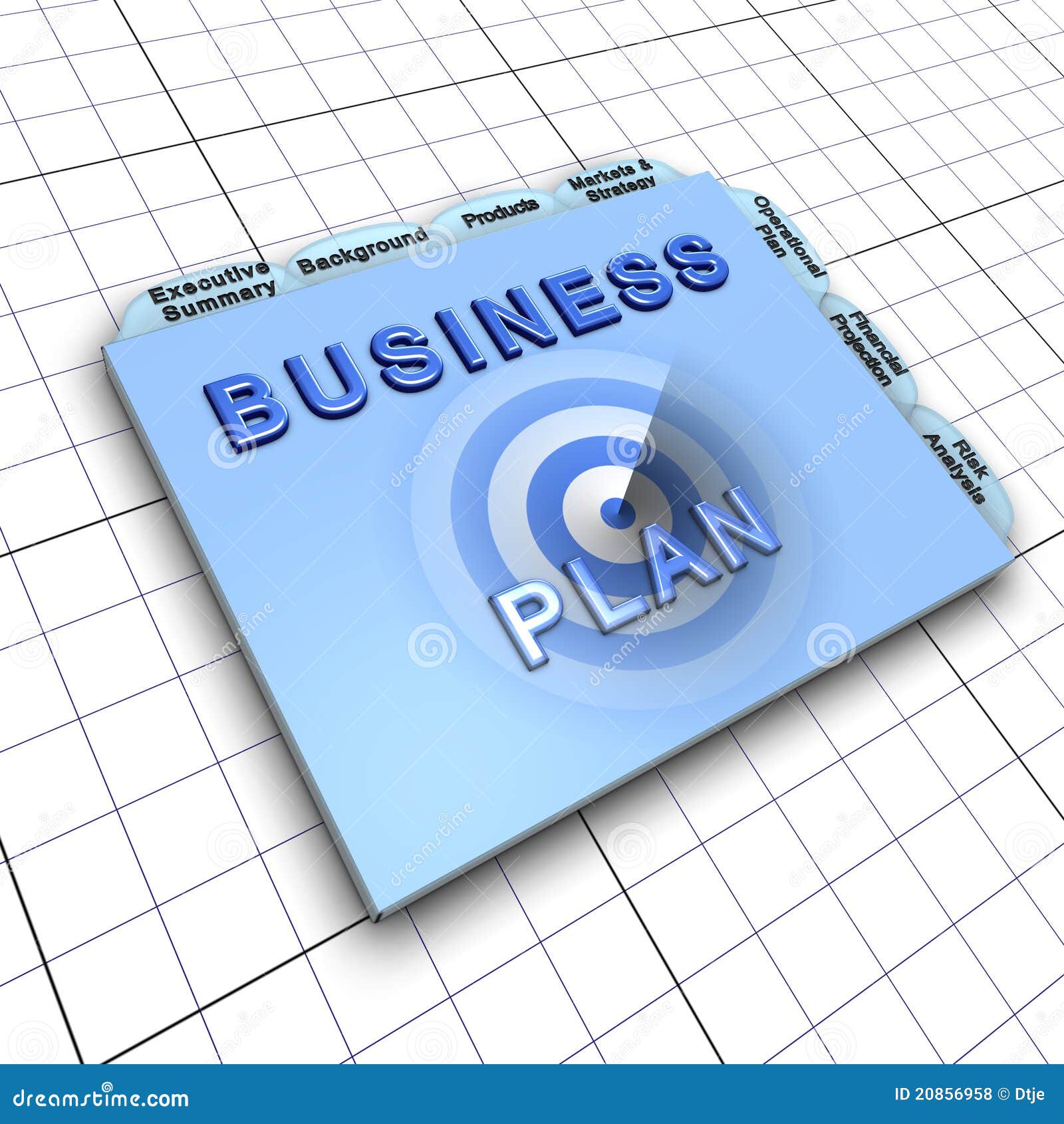 Business plan document stock illustration. Illustration of goal - 20856958