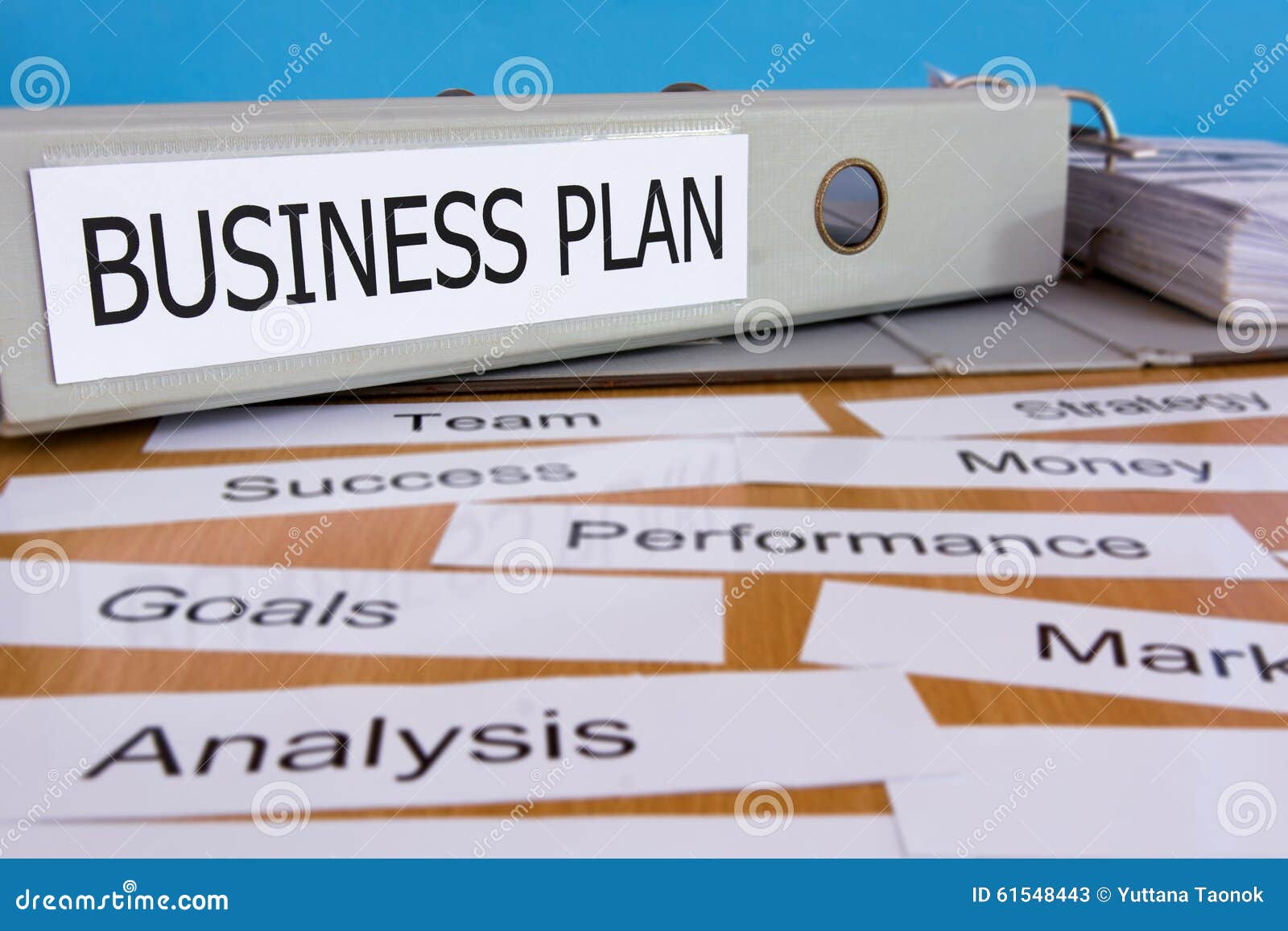 Business plan folder stock image. Image of finance, success - 61548443