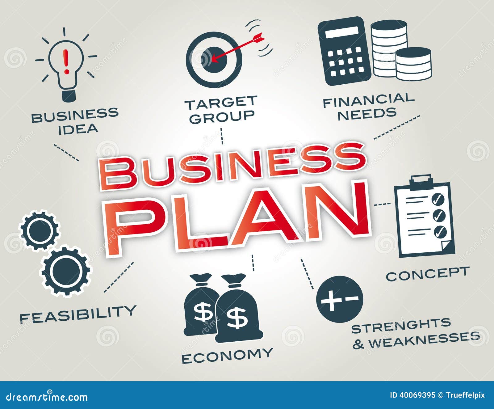 Business plan stock illustration. Illustration of bank - 40069395