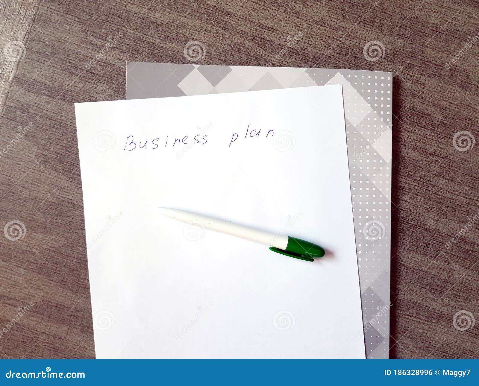 Business Plan Hand Writes a Sheet Stock Photo - Image of conception ...