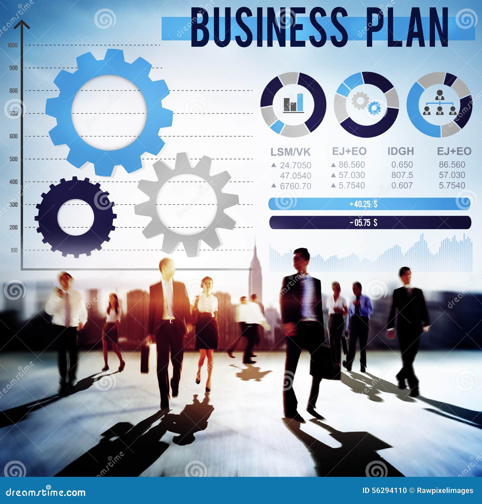 Business Plan Planning Strategy Development Objective Concept Stock ...