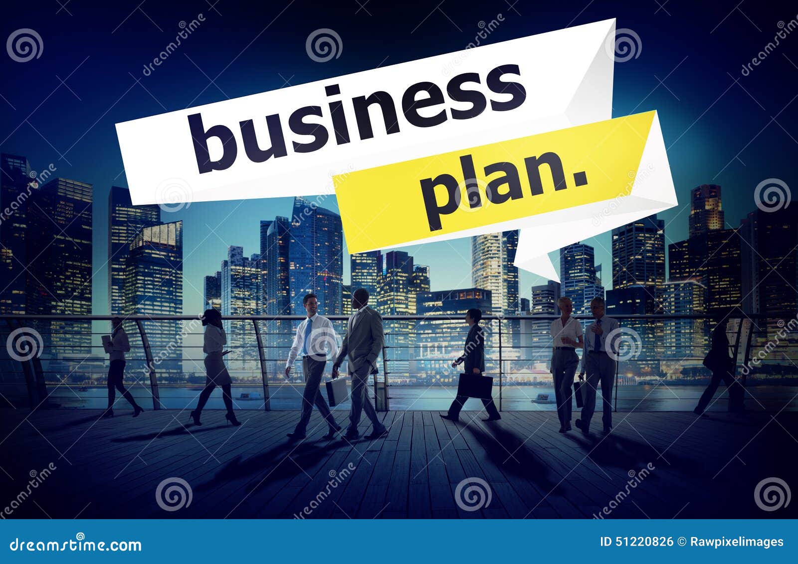 Business Plan Planning Strategy Meeting Conference Seminar Concept ...