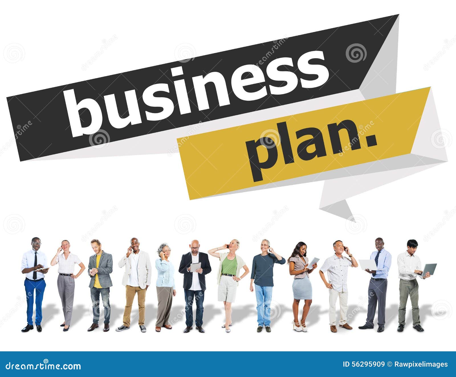 Business Plan Planning Strategy Meeting Conference Seminar Concept ...