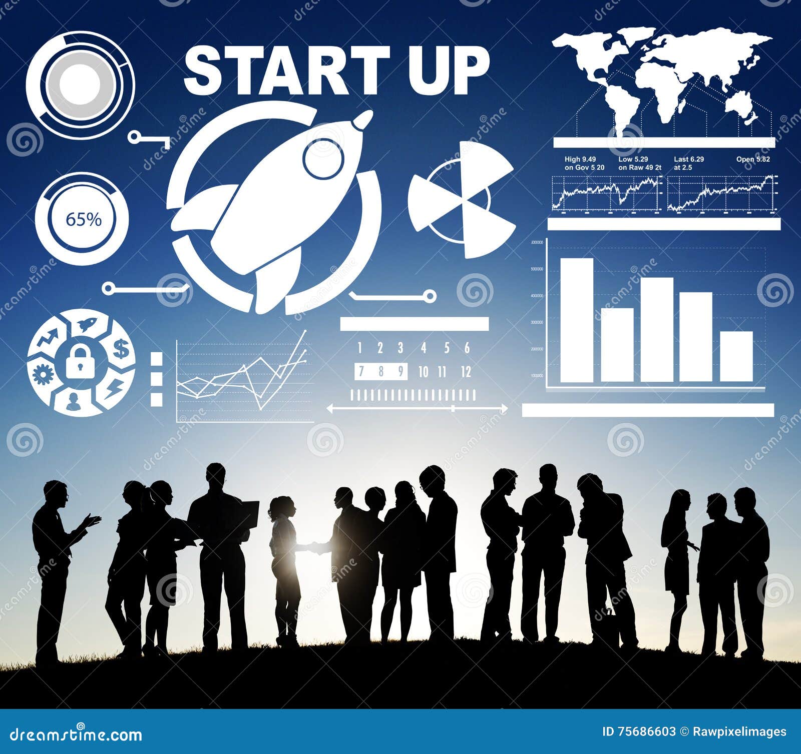 Business Plan Startup Strategy Innovation Vision Creativity Concept ...