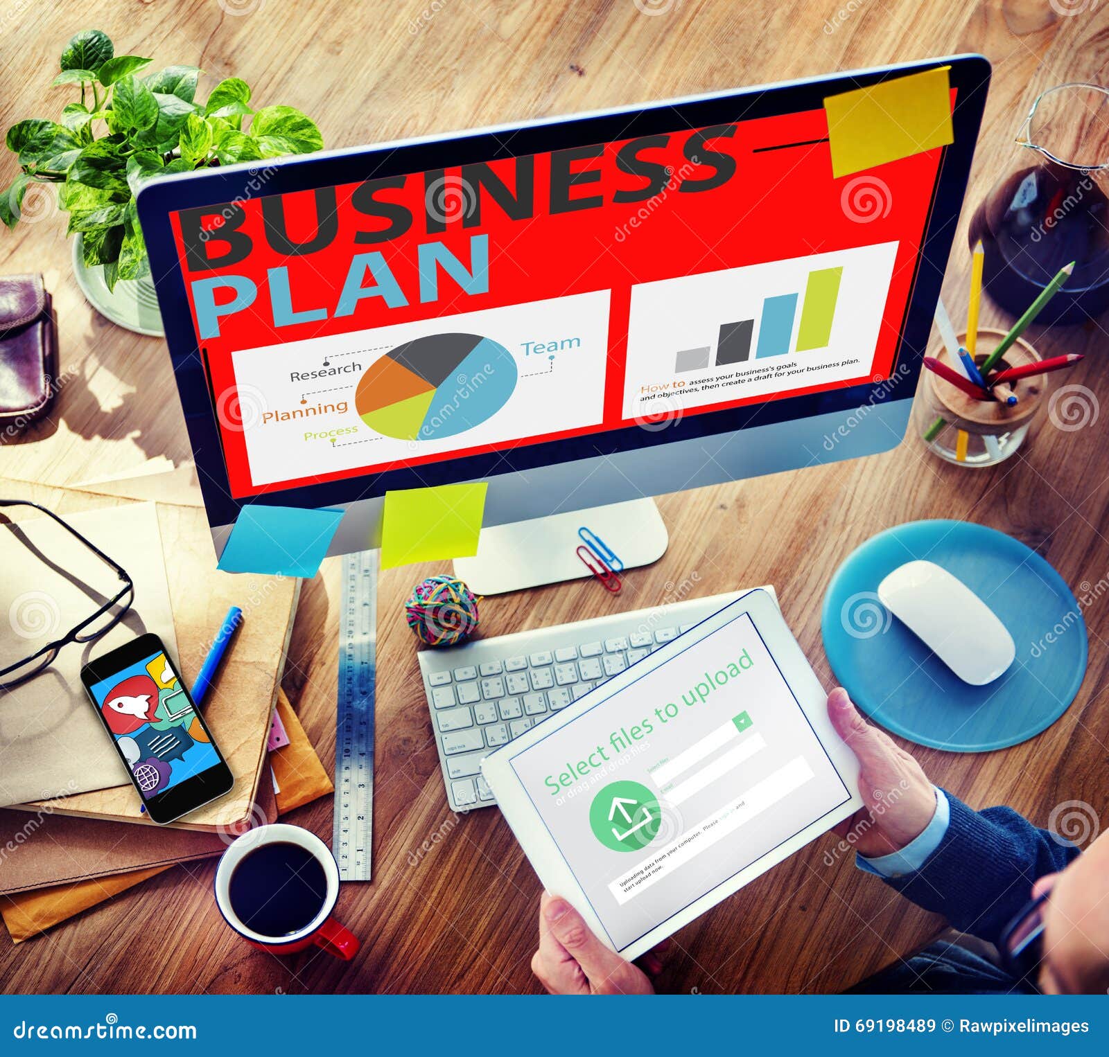 Business Plan Strategy Planning Information Statistics Concept Stock ...