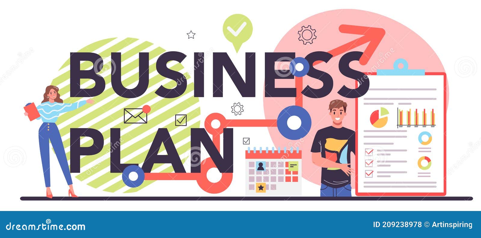 Business Plan Typographic Header. Idea of Business Strategy Stock ...