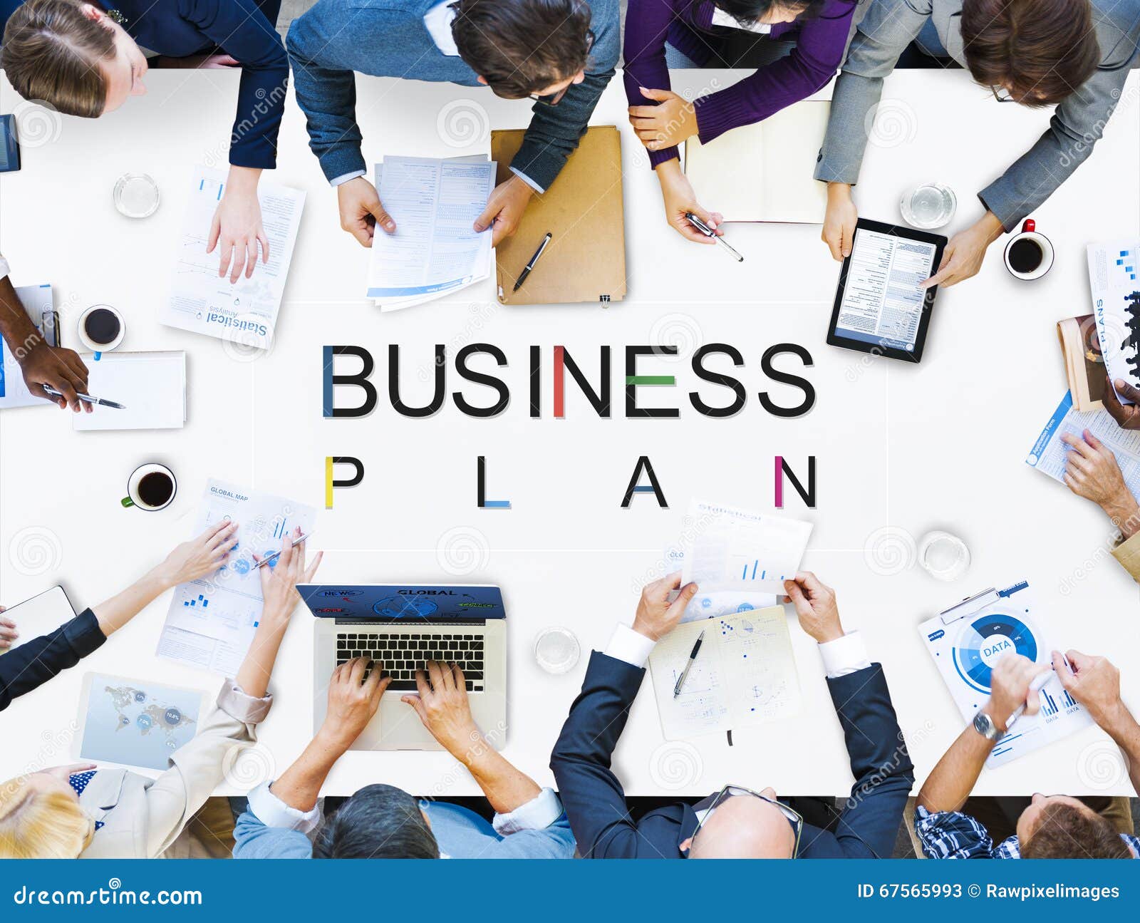 Business Plan Vision Strategy Tactics Planning Concept Stock Image ...
