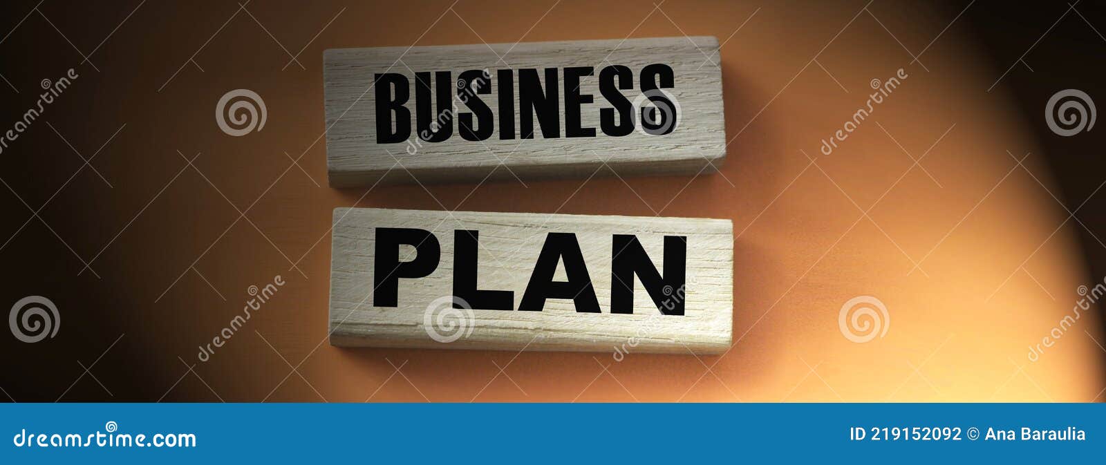 Business Plan on Wooden Blocks. Business Development Concept Stock ...