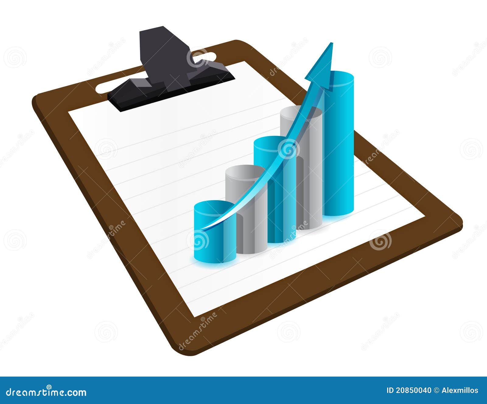 Business Planing on Clipboard Stock Vector - Illustration of clipboard ...