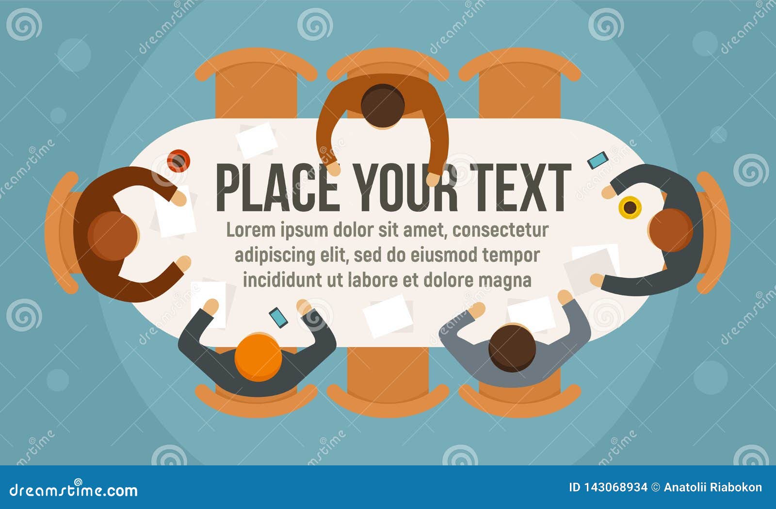 Business Planning Concept Banner, Flat Style Stock Vector ...