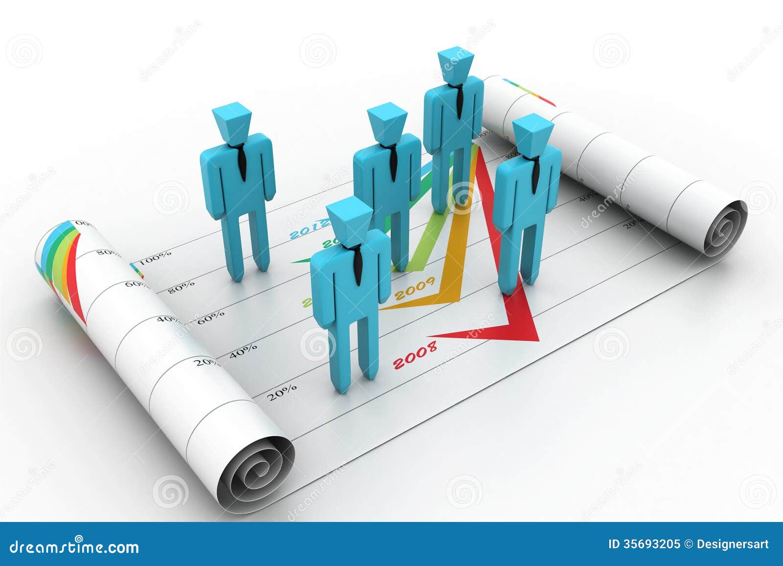 Business planning concept stock illustration. Illustration of teamwork ...