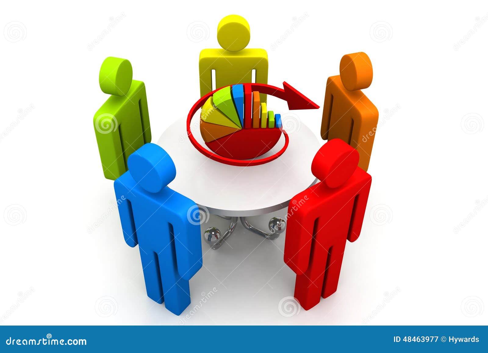 Business planning concept stock illustration. Illustration of person ...