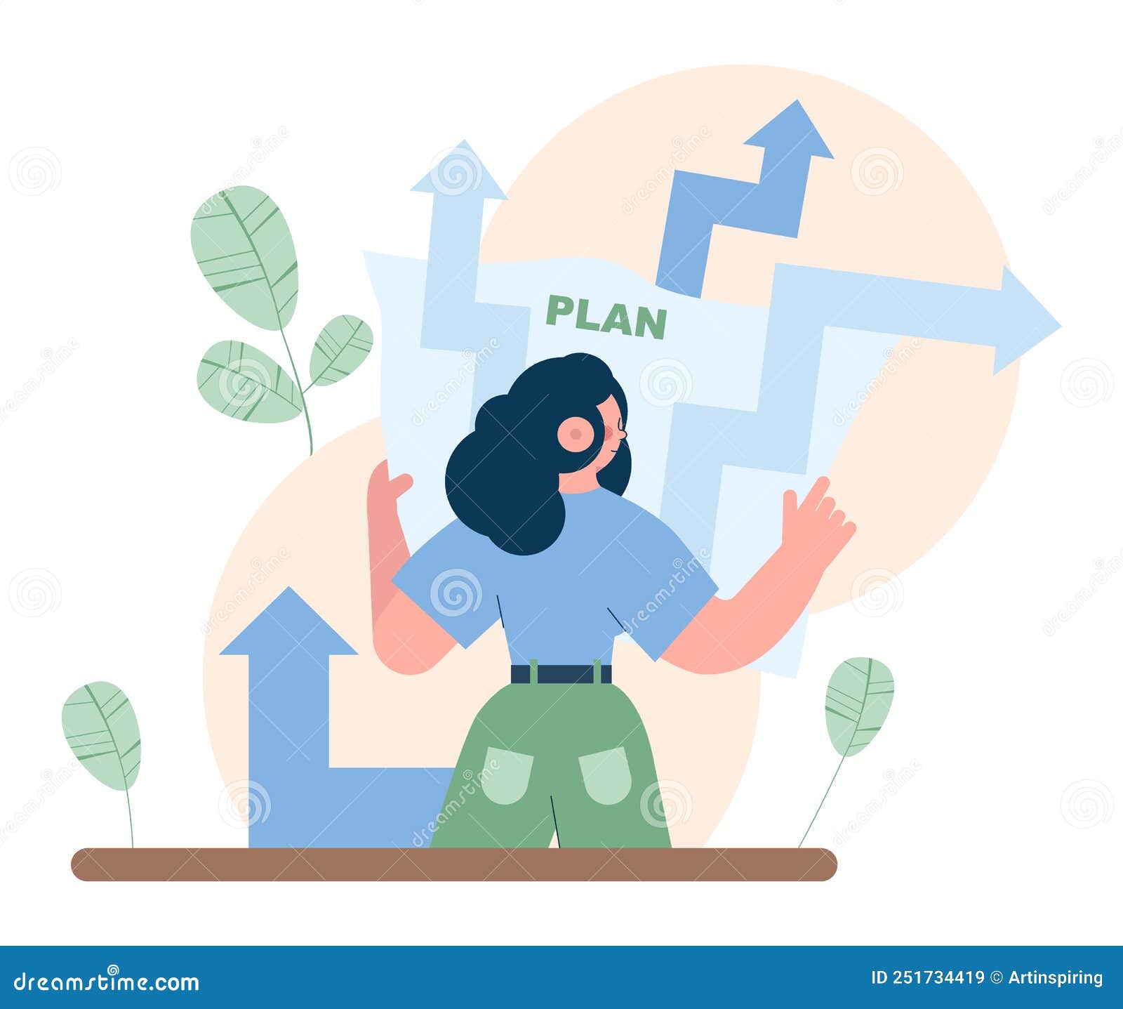 Business Planning Concept. Setting a Goal and Following Schedule Stock ...