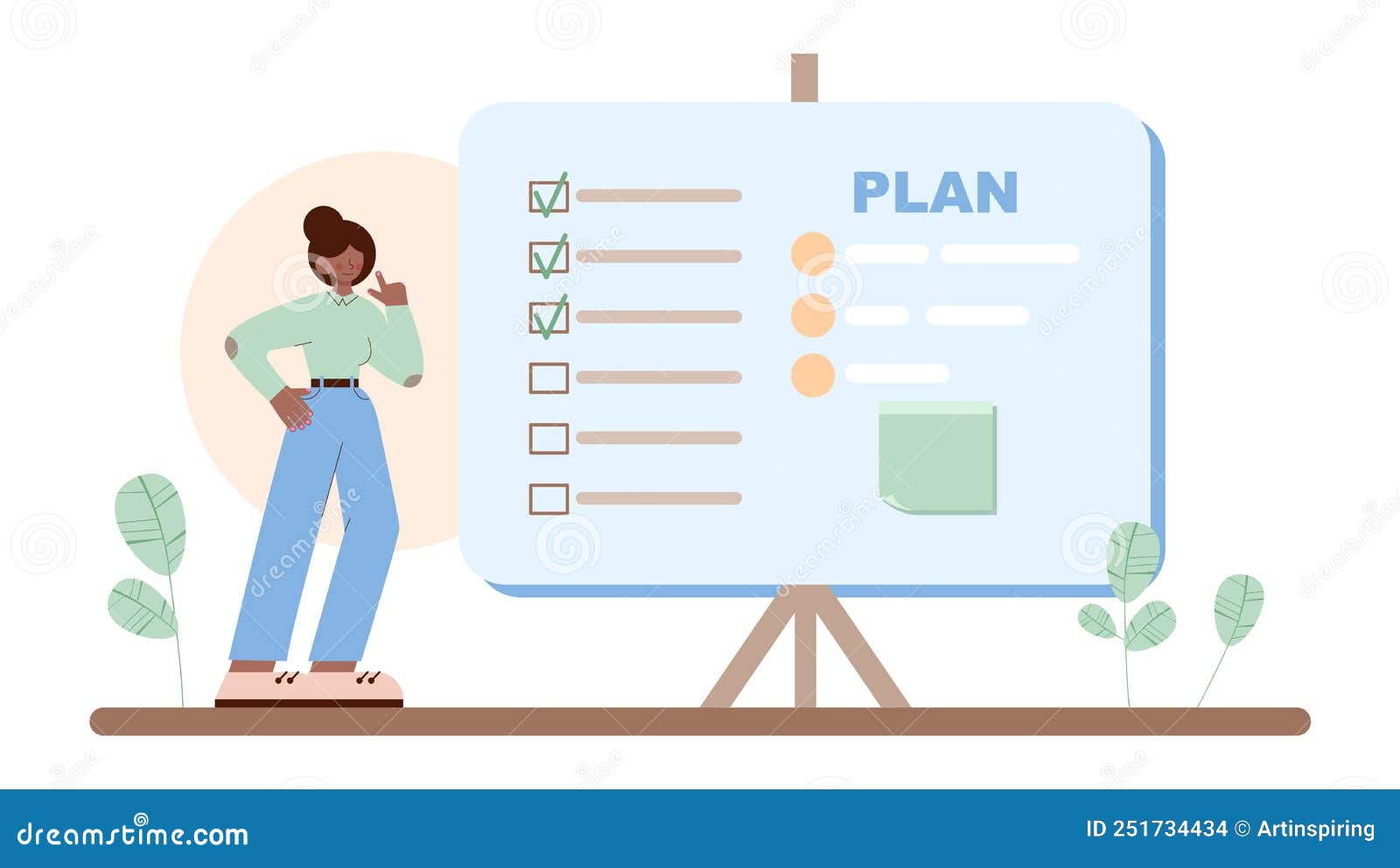 Business Planning Concept. Setting a Goal and Following Schedule Stock ...