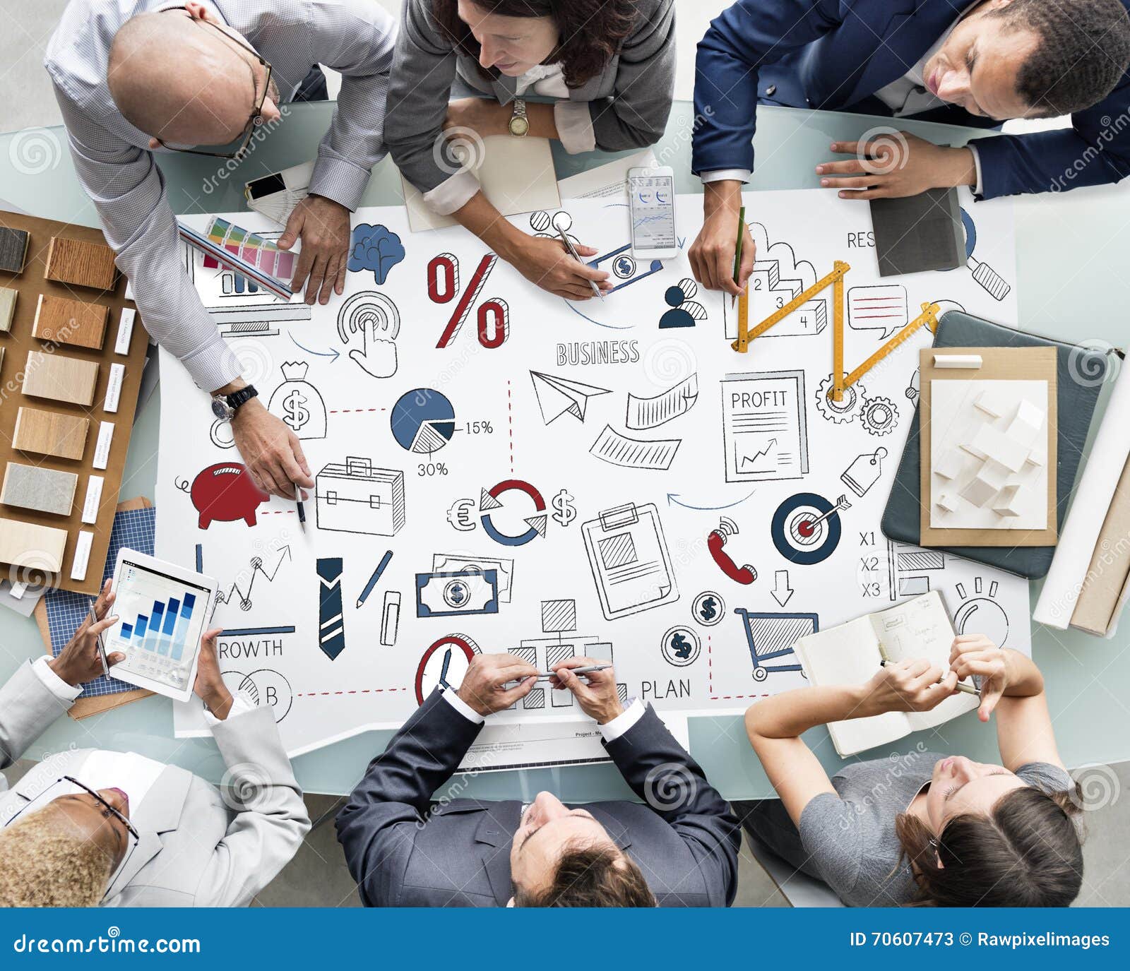 Business Planning Corporate Development Startup Concept Stock Image ...