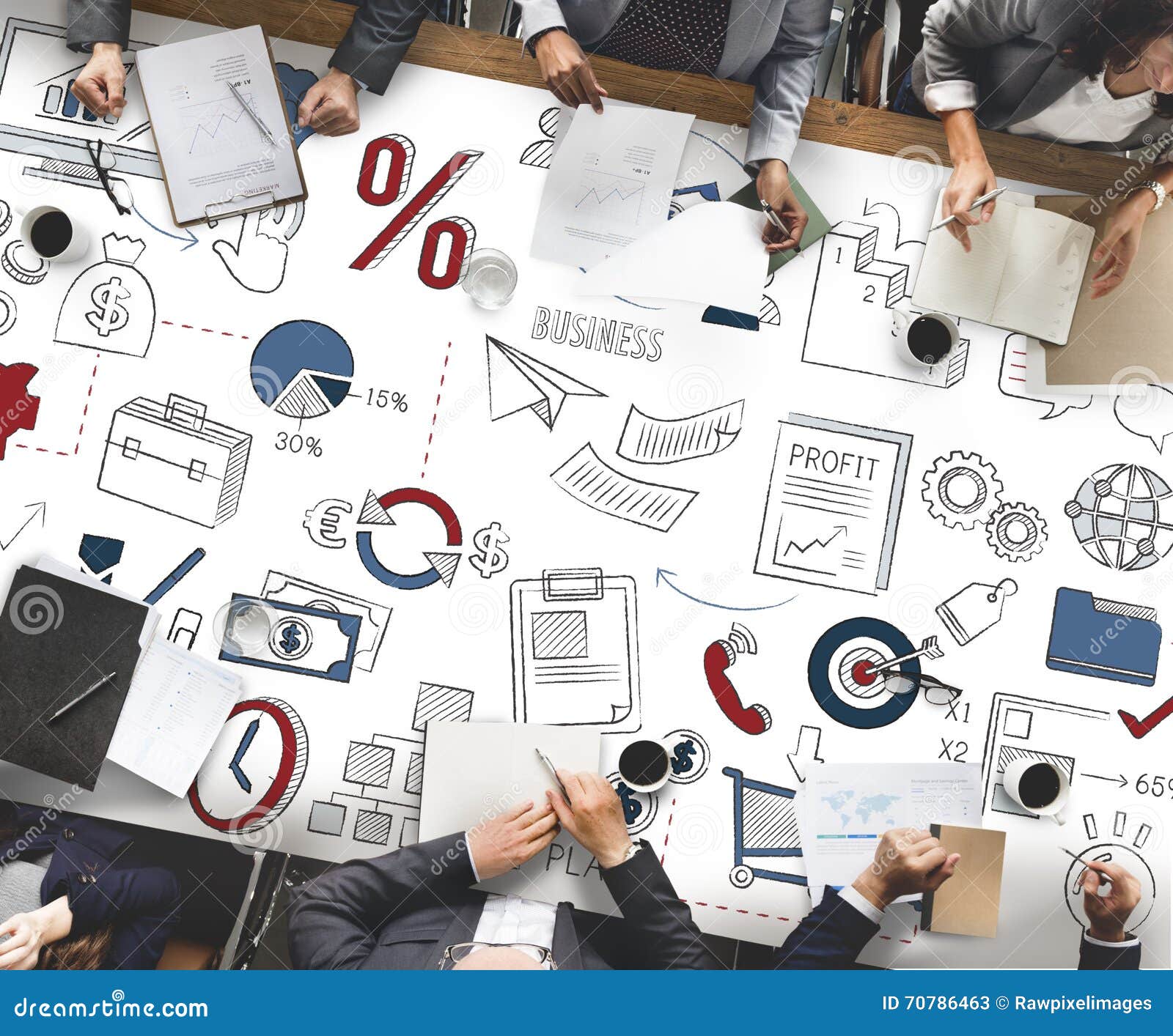 Business Planning Corporate Development Startup Concept Stock Image ...