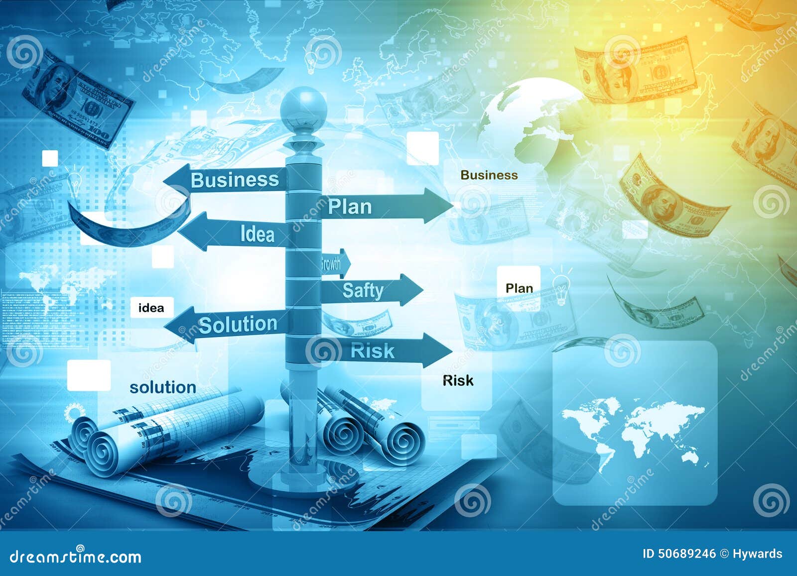 Business Planning Flow Chart Stock Illustration - Illustration of ...
