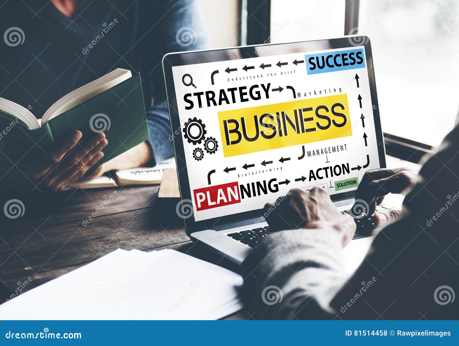Business Planning Strategy Success Action Concept Stock Photo - Image ...