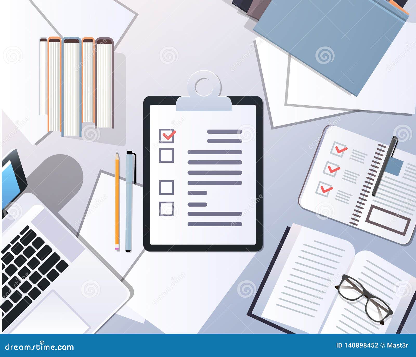 Task Checklist Icon In Glyph Style Icon Set Vector Illustration ...