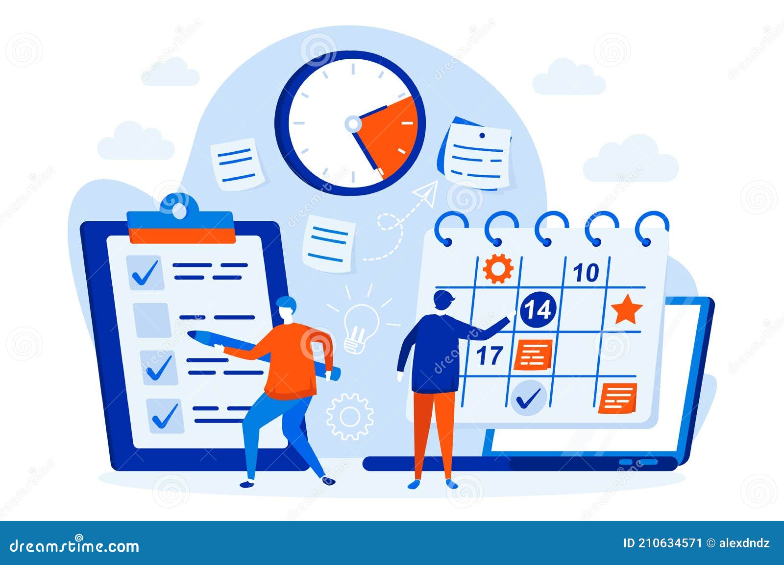 Plan Adherence Linear Icon Vector Illustration | CartoonDealer.com ...