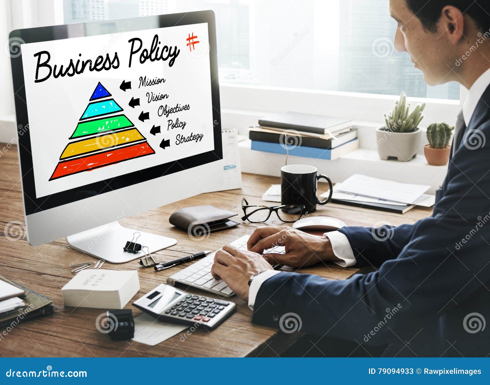 Business Policy Action Pyramid Concept Stock Image - Image of place ...
