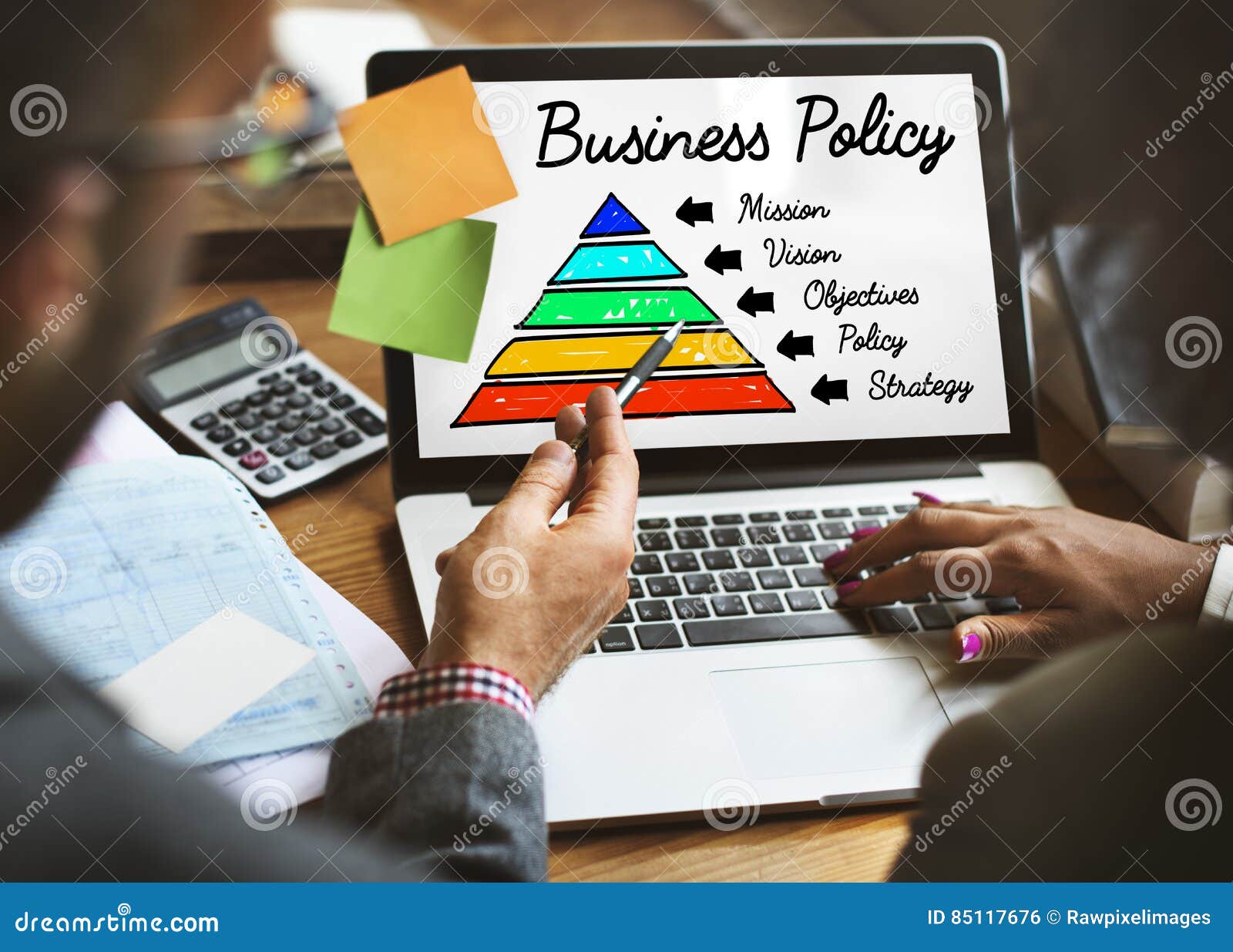 Business Policy Action Pyramid Concept Stock Photo - Image of analysis ...