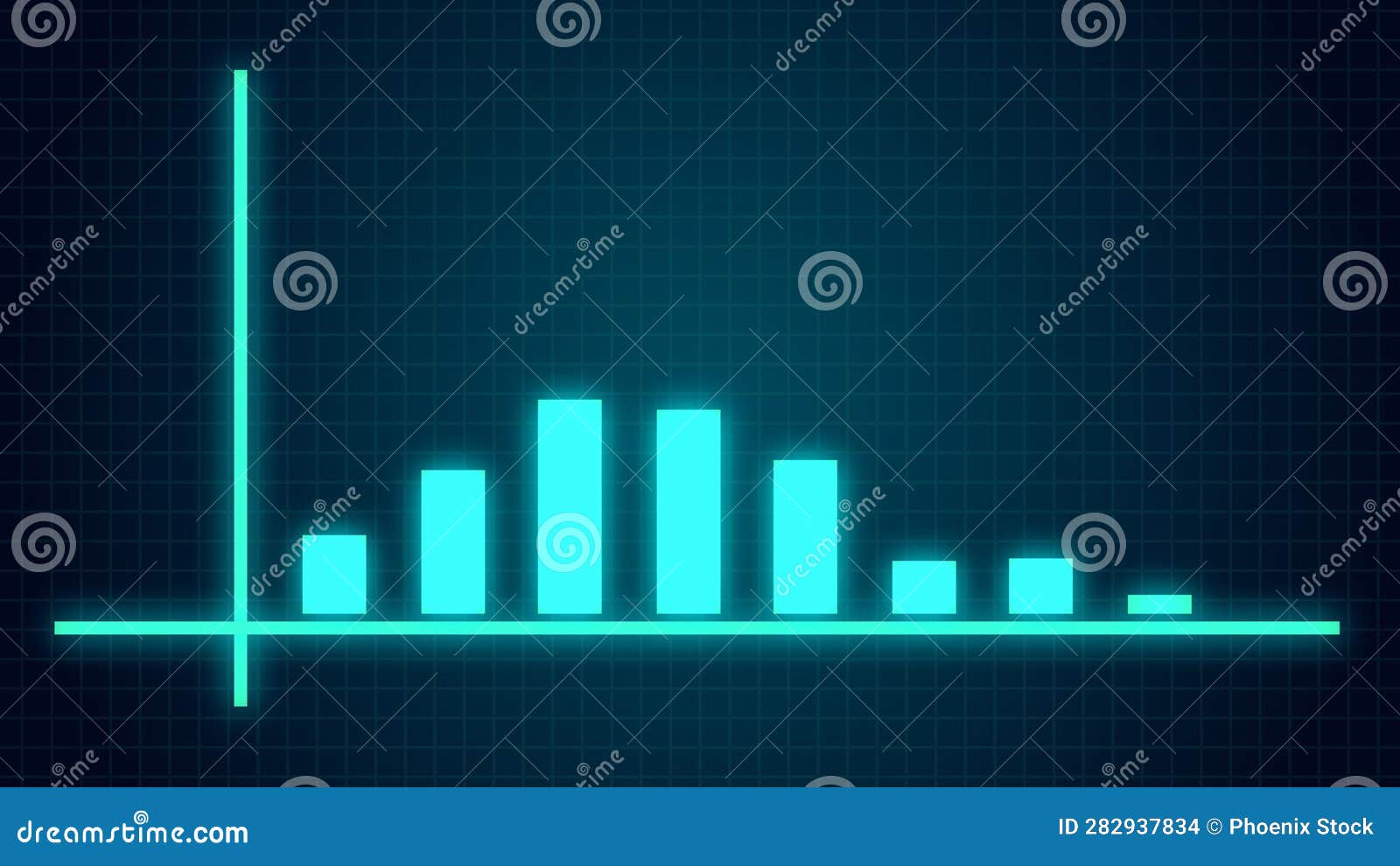 Business Portfolio Growth Chart Bar Graph Stock Illustration ...