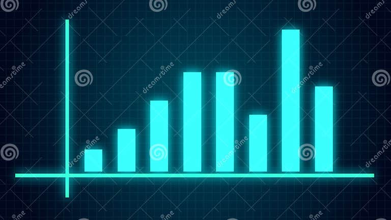 Business Portfolio Growth Chart Bar Graph Stock Illustration ...