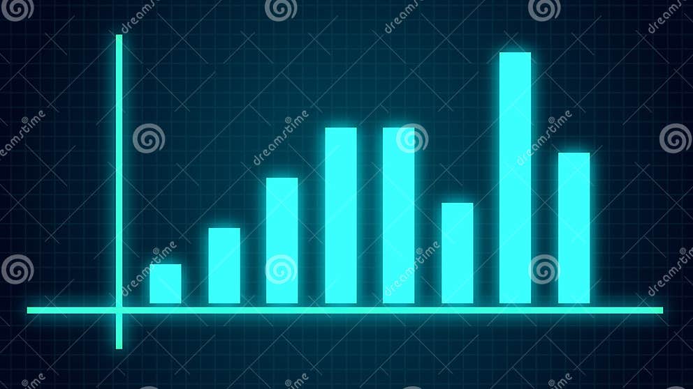 Business Portfolio Growth Chart Bar Graph Stock Illustration ...