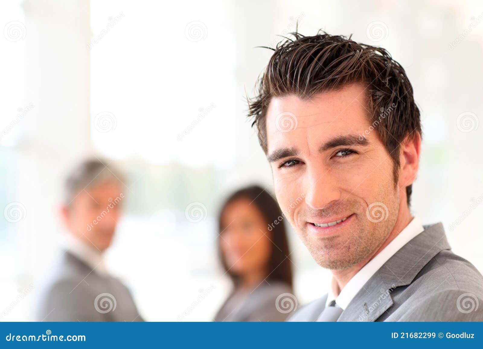 Business portrait stock image. Image of cheerful, portrait - 21682299