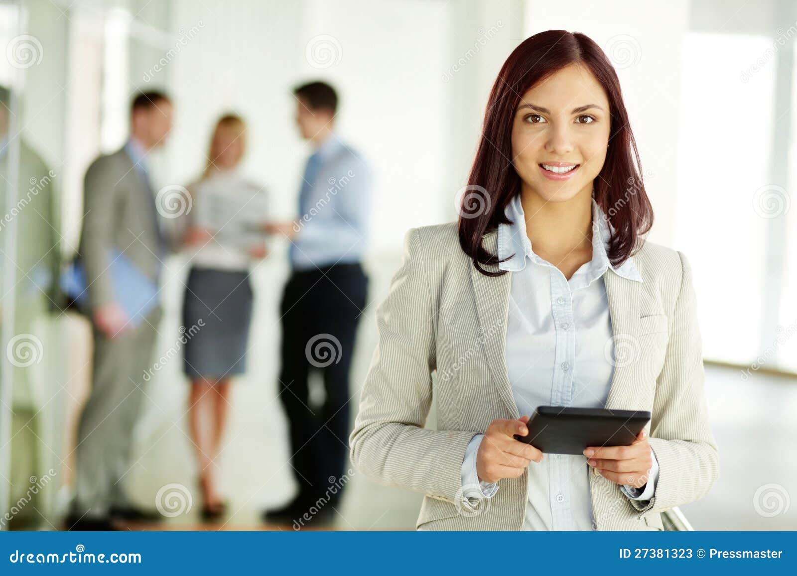 Business portrait stock image. Image of charming, manager - 27381323