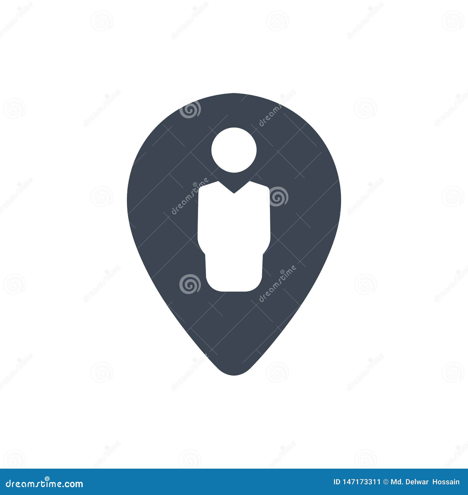 Business position icon stock vector. Illustration of icon - 147173311