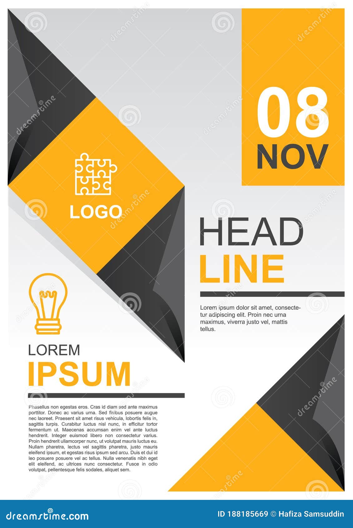 Business Poster. Vector Illustration Decorative Design Stock Vector ...