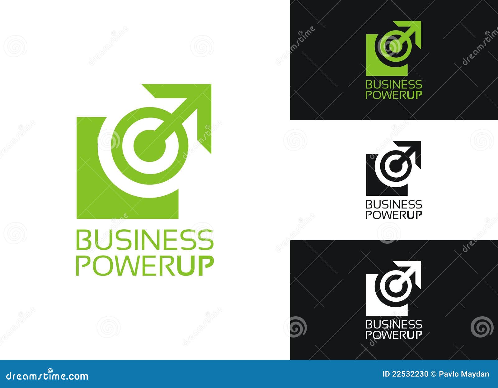 Business Power Up stock vector. Illustration of industry - 22532230