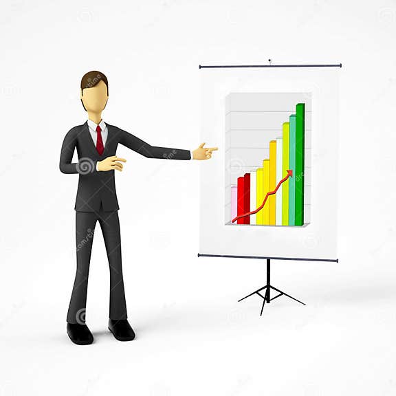 Business Presentation stock illustration. Illustration of expert - 12675702