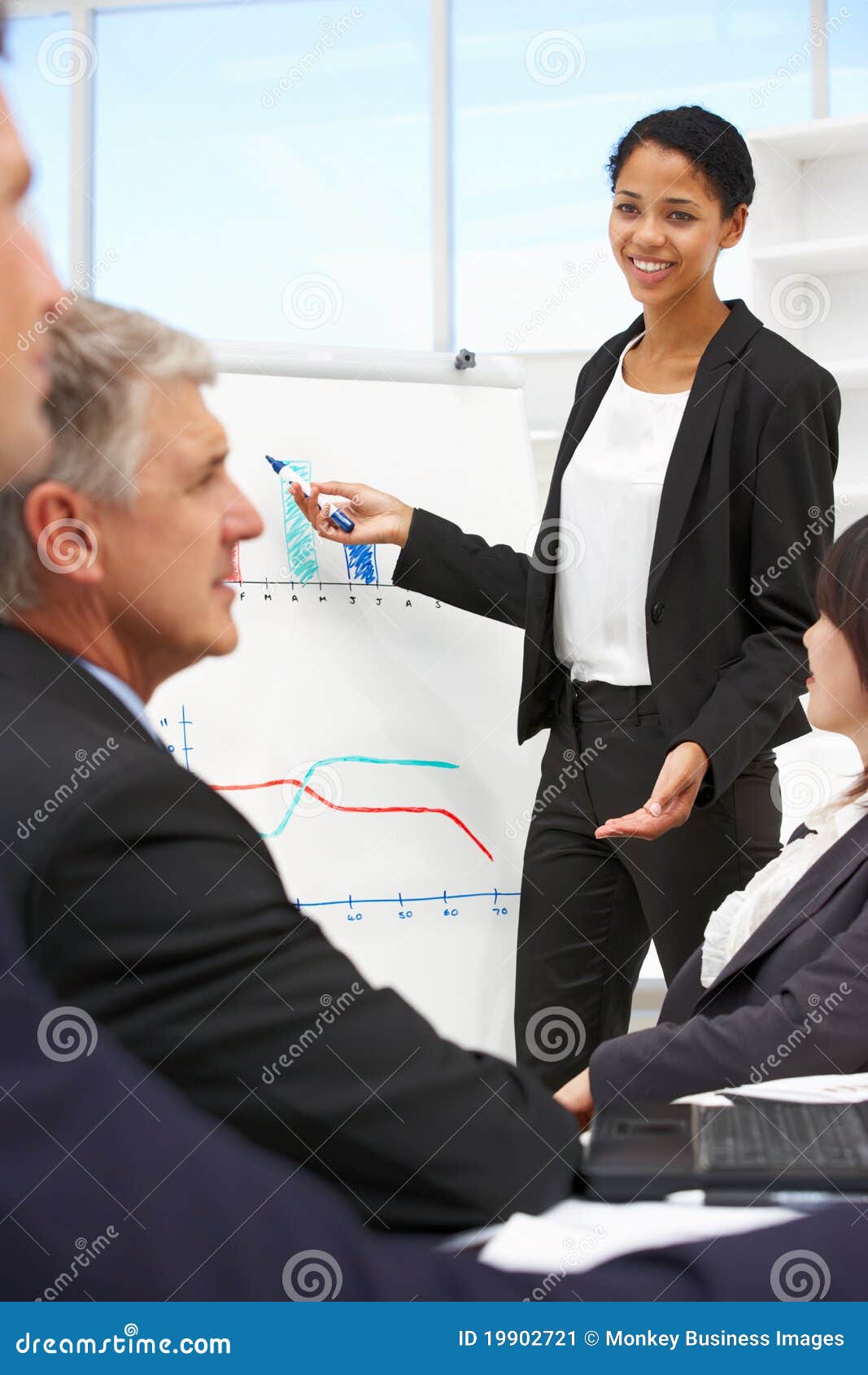 Business presentation stock image. Image of showing, business - 19902721