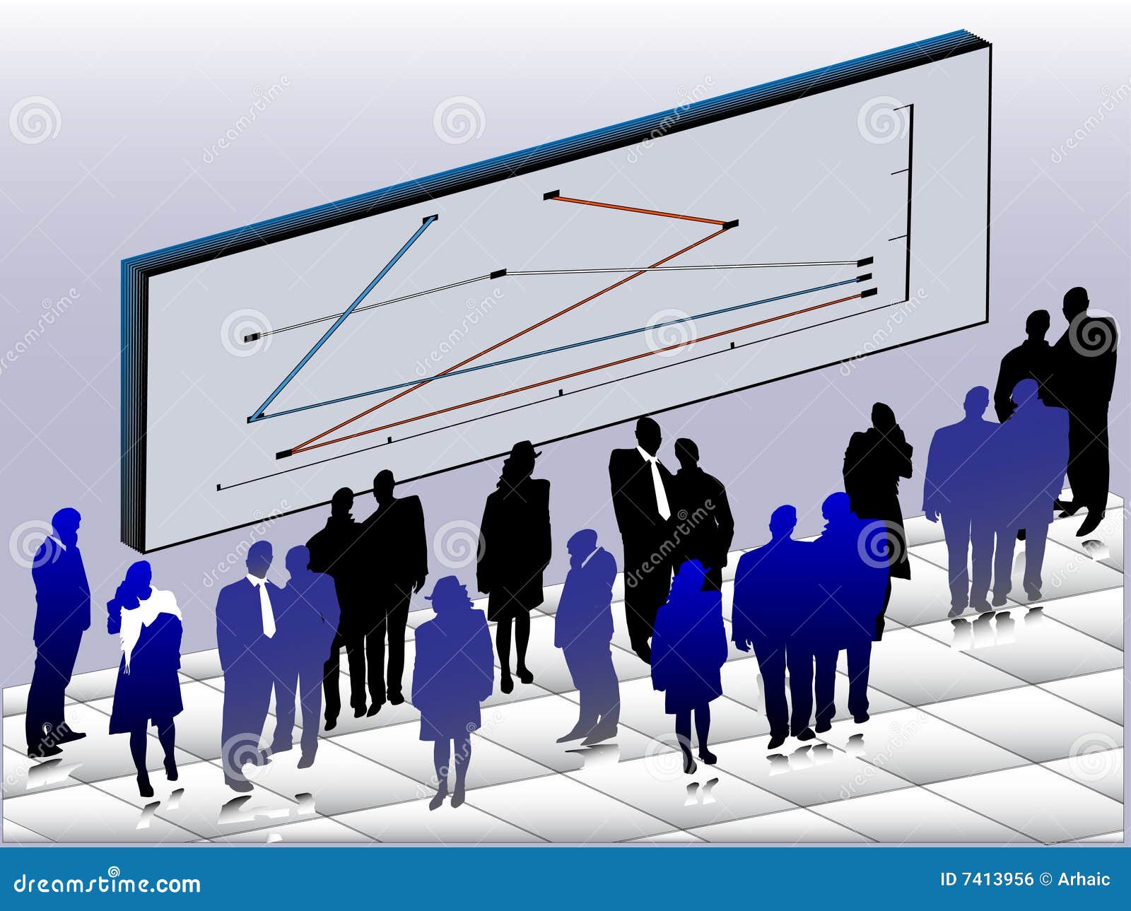 Business presentation stock vector. Illustration of comparative - 7413956