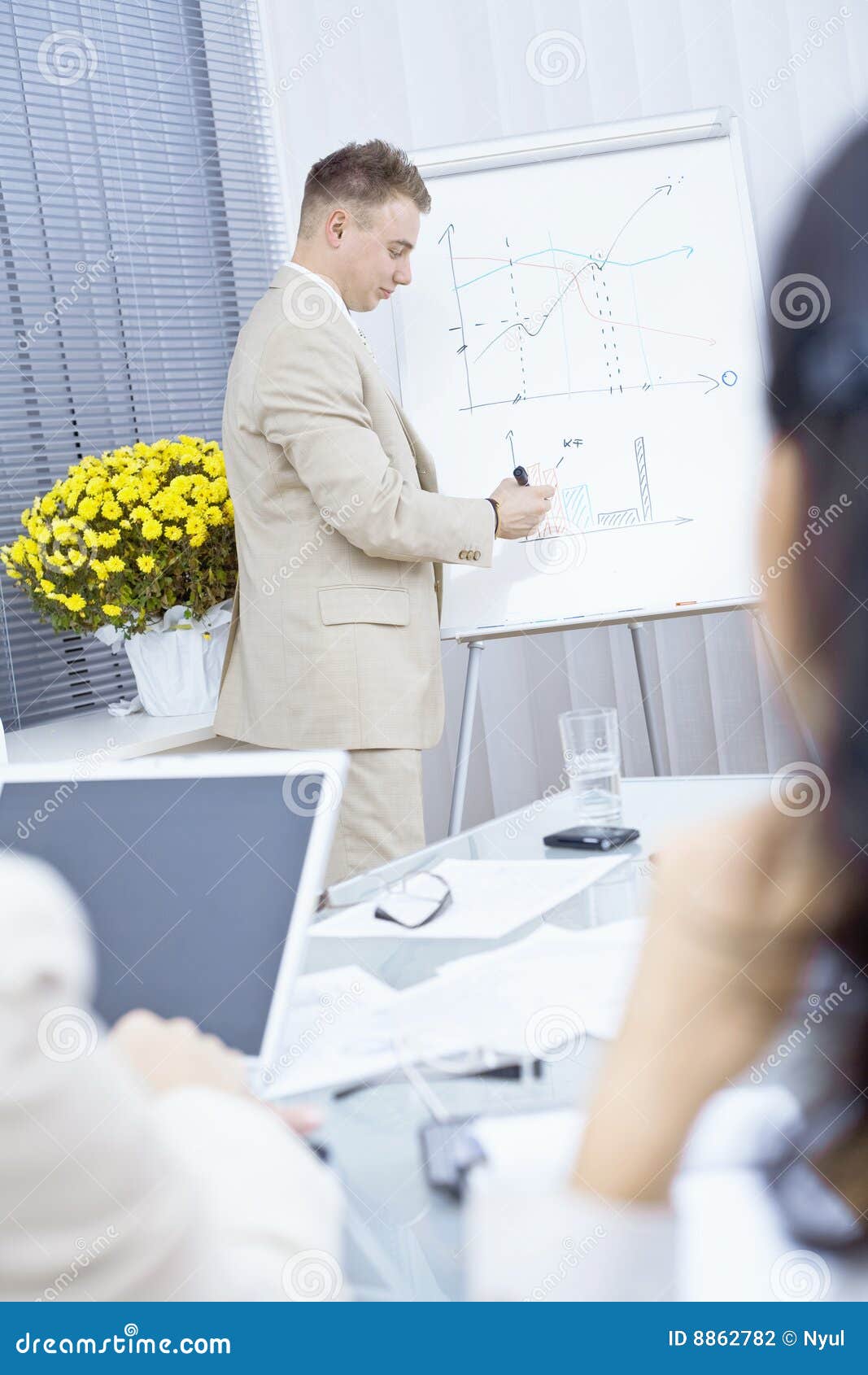 Business presentation stock photo. Image of financial - 8862782